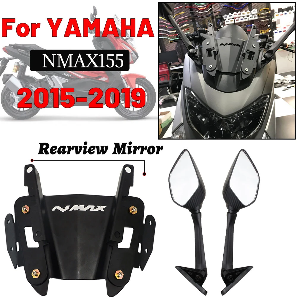Yamaha Nmax 155 Rearview Mirror | Side Mirror Yamaha Nmax 155 | Mirrors ...
