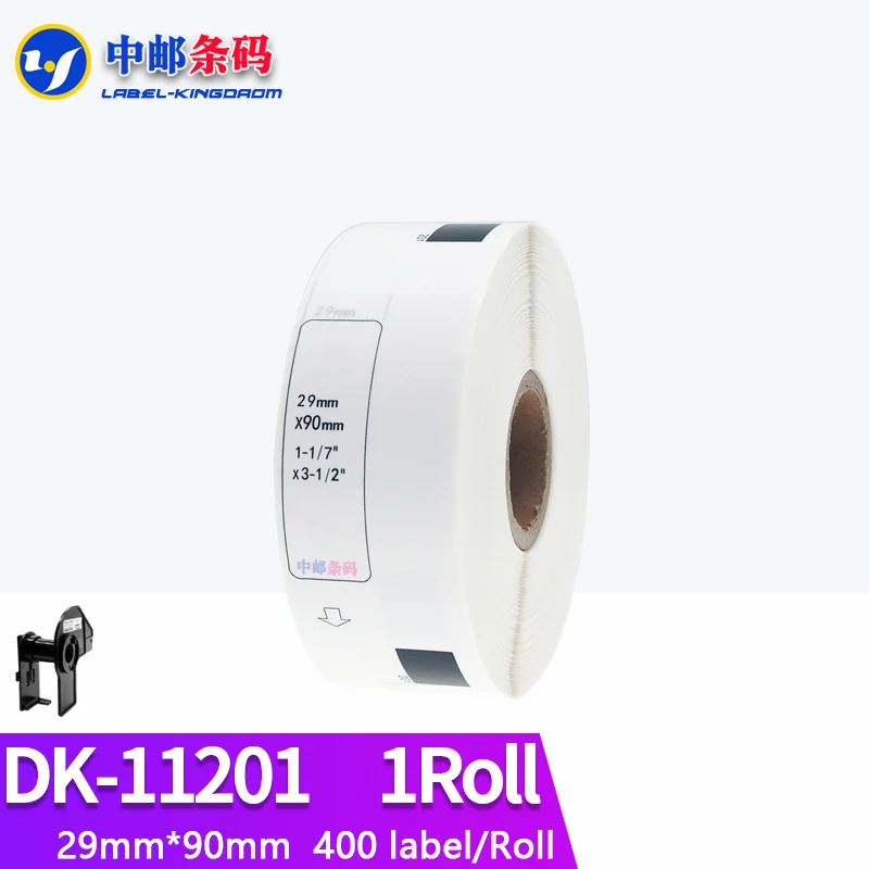 1-Roll-Compatible-DK-11201-Label-29mm-90mm-Die-Cut-Work-for-Brother ...