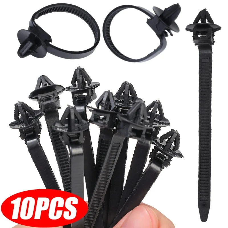 Car-Wire-Harness-Fastener-Clamp-Clips-Black-Cable-Ties-Management ...