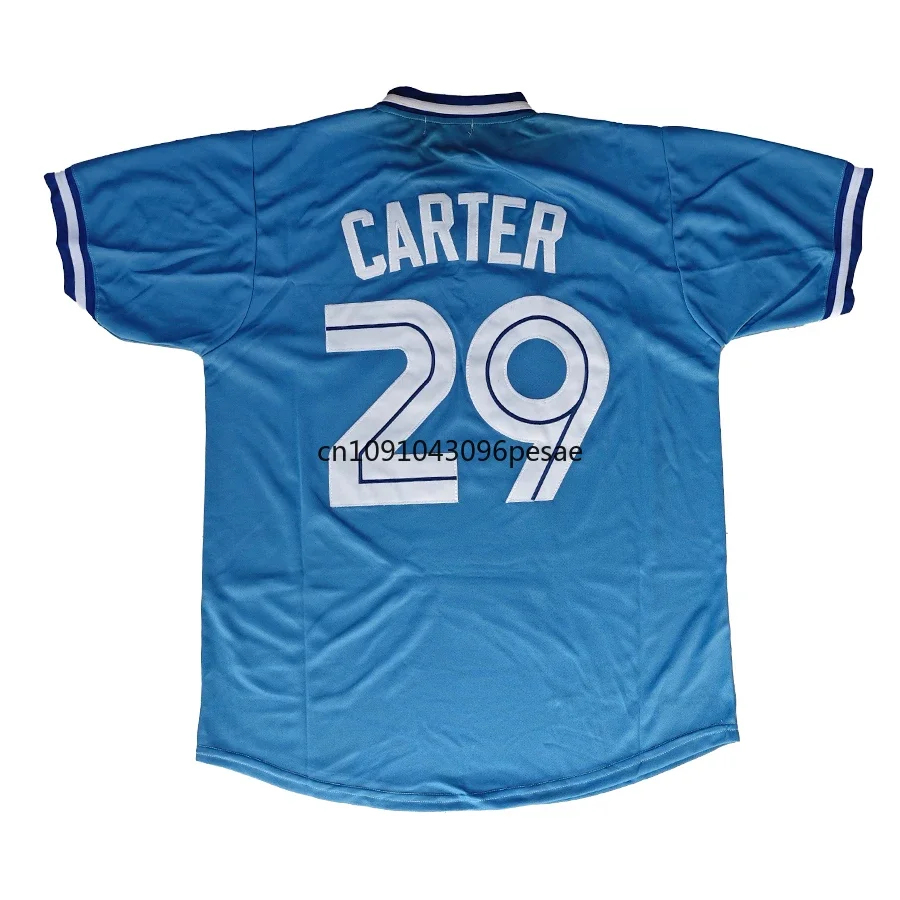 Joe Carter Jersey 29 Canada Toronto Retro Baseball Jerseys 19 Paul ...