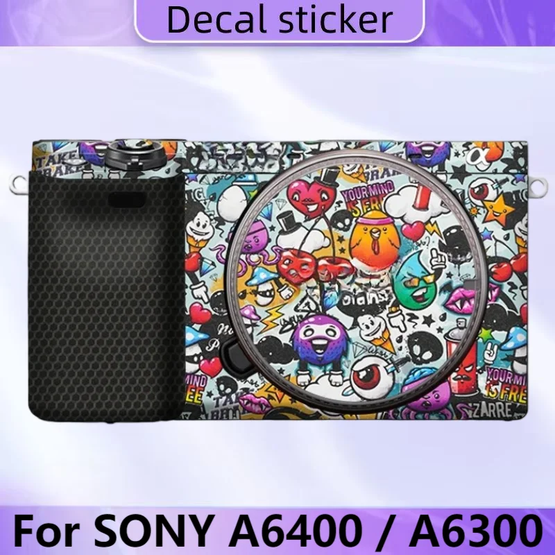 For SONY A6400 / A6300 Decal Skin Vinyl Wrap Film Camera Body ...