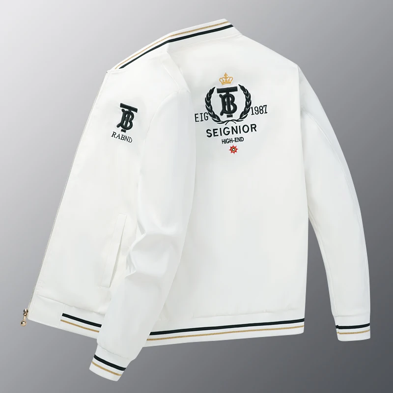 Jaqueta-com-pesco-o-bordada-de-beisebol-masculina-slim-fit-estampada ...