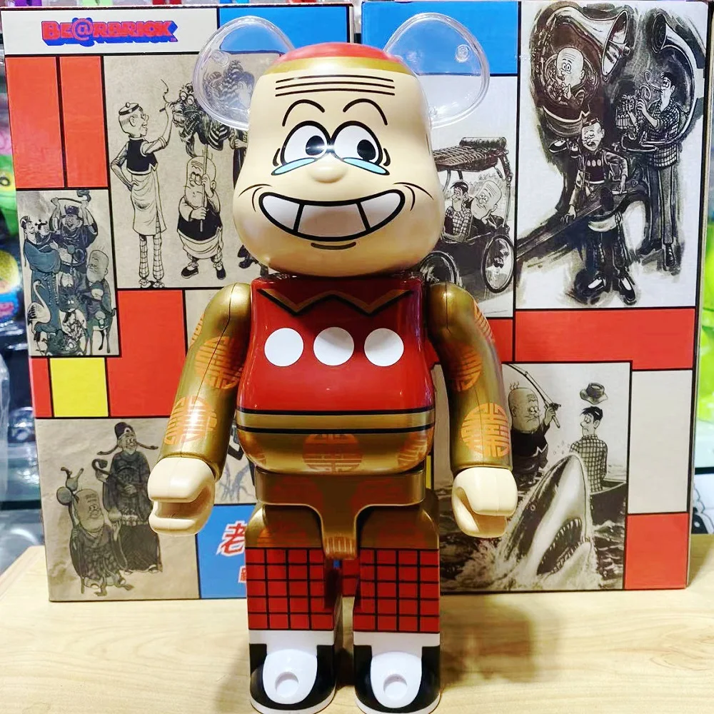 Bearbrick figuras de acción ABS de 28cm, muñecos de oso violento de ...