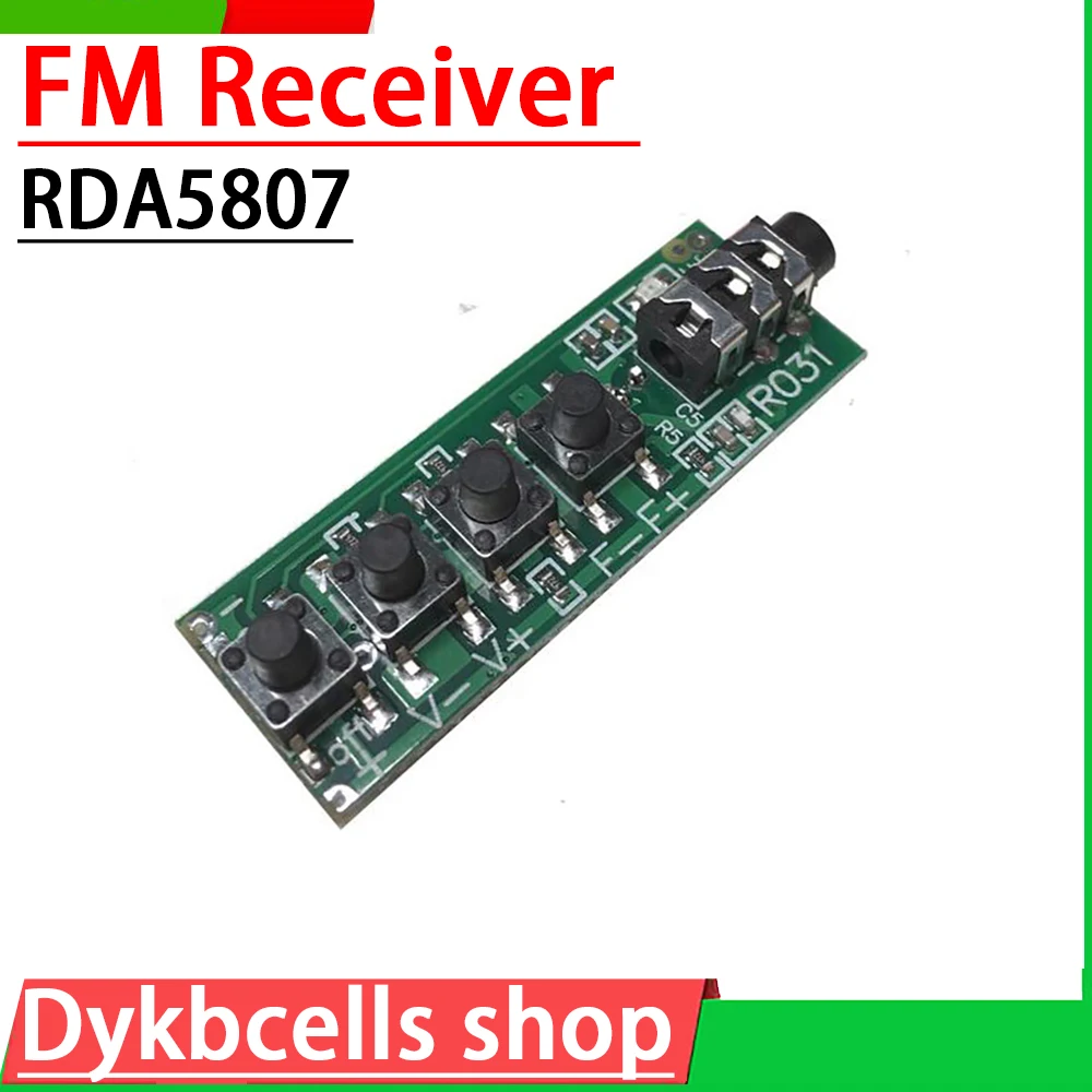 RDA5807-FM-Stereo-Radio-Module-Stereo-FM-Receiver-Board-Two-channel ...