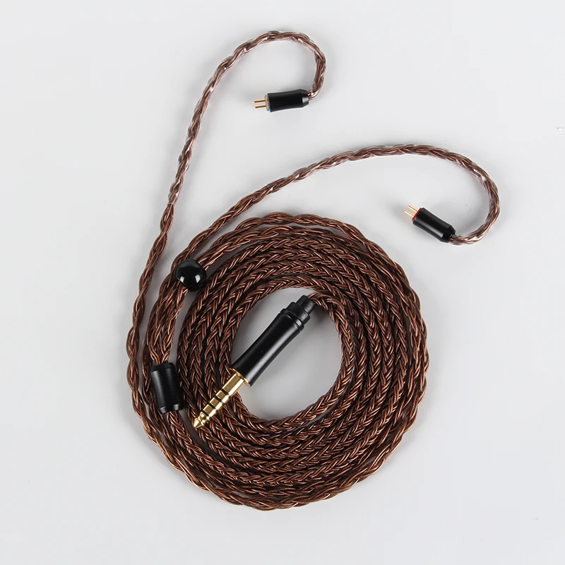 XINHS-16-core-5N-Single-Crystal-Copper-Silver-Plated-Earphone-Upgrade ...
