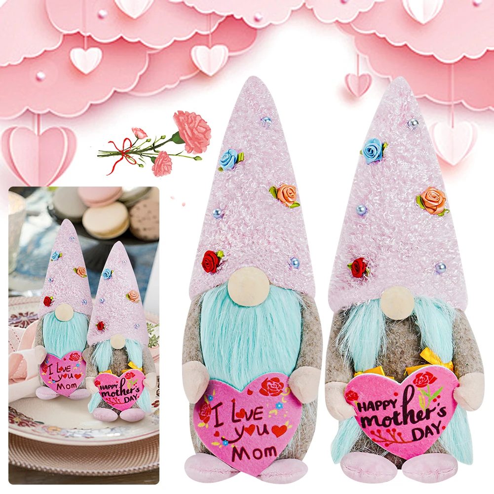 2Pcs-Decorative-Dwarf-Dolls-with-Flower-Hat-Old-Man-Dwarf-Decor-Soft ...