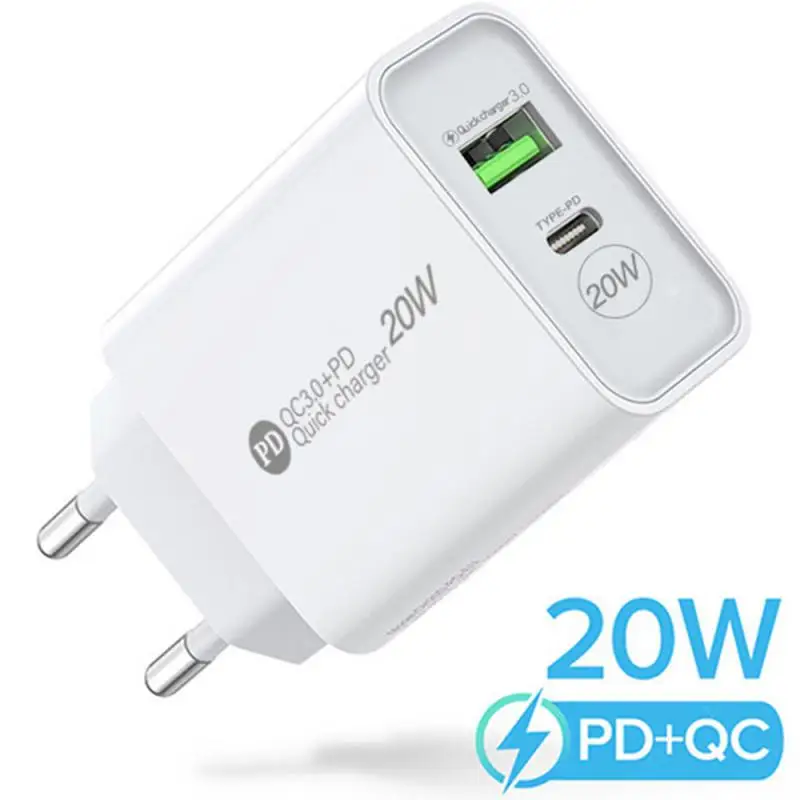 12W GaN USB Type C Phone Charger Portable Fast Charging Charger Head ...