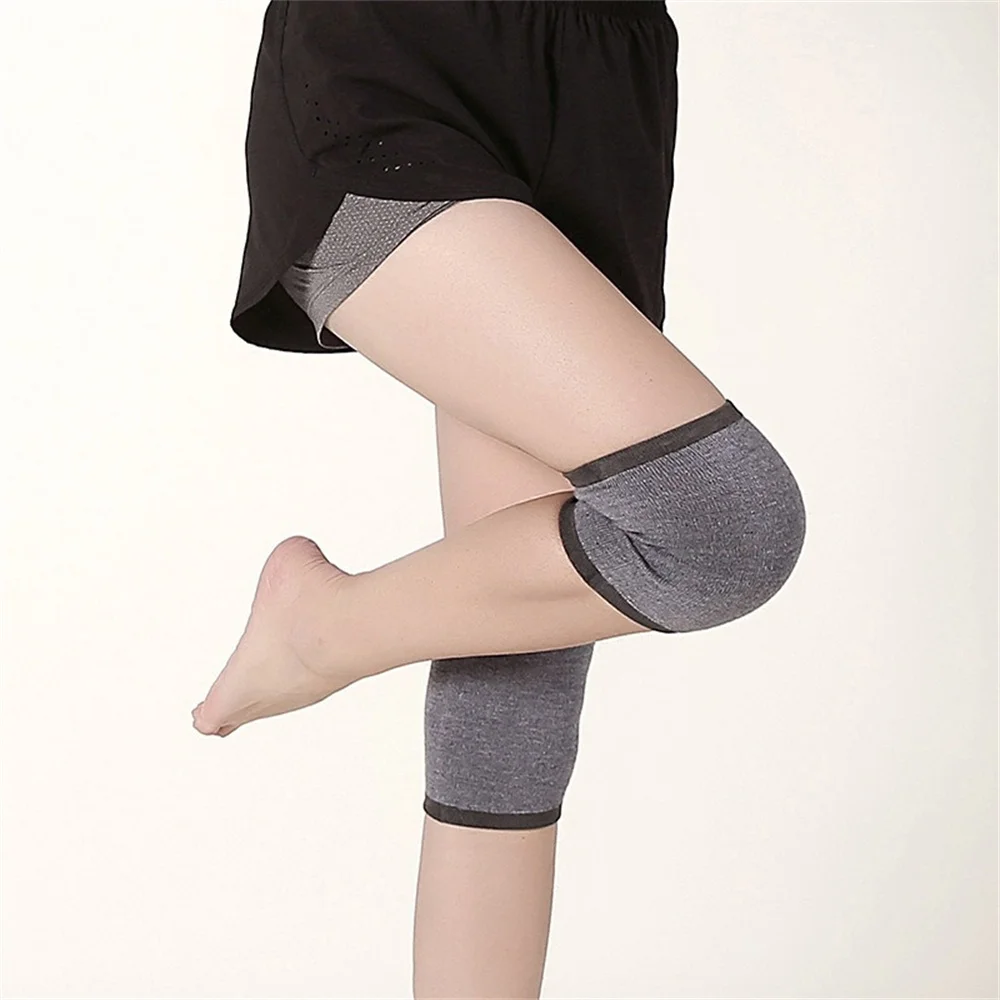 1-Pair-Thicken-Thermal-Knee-Pad-Leg-Warmer-Elastic-Towel-Knee-Support ...