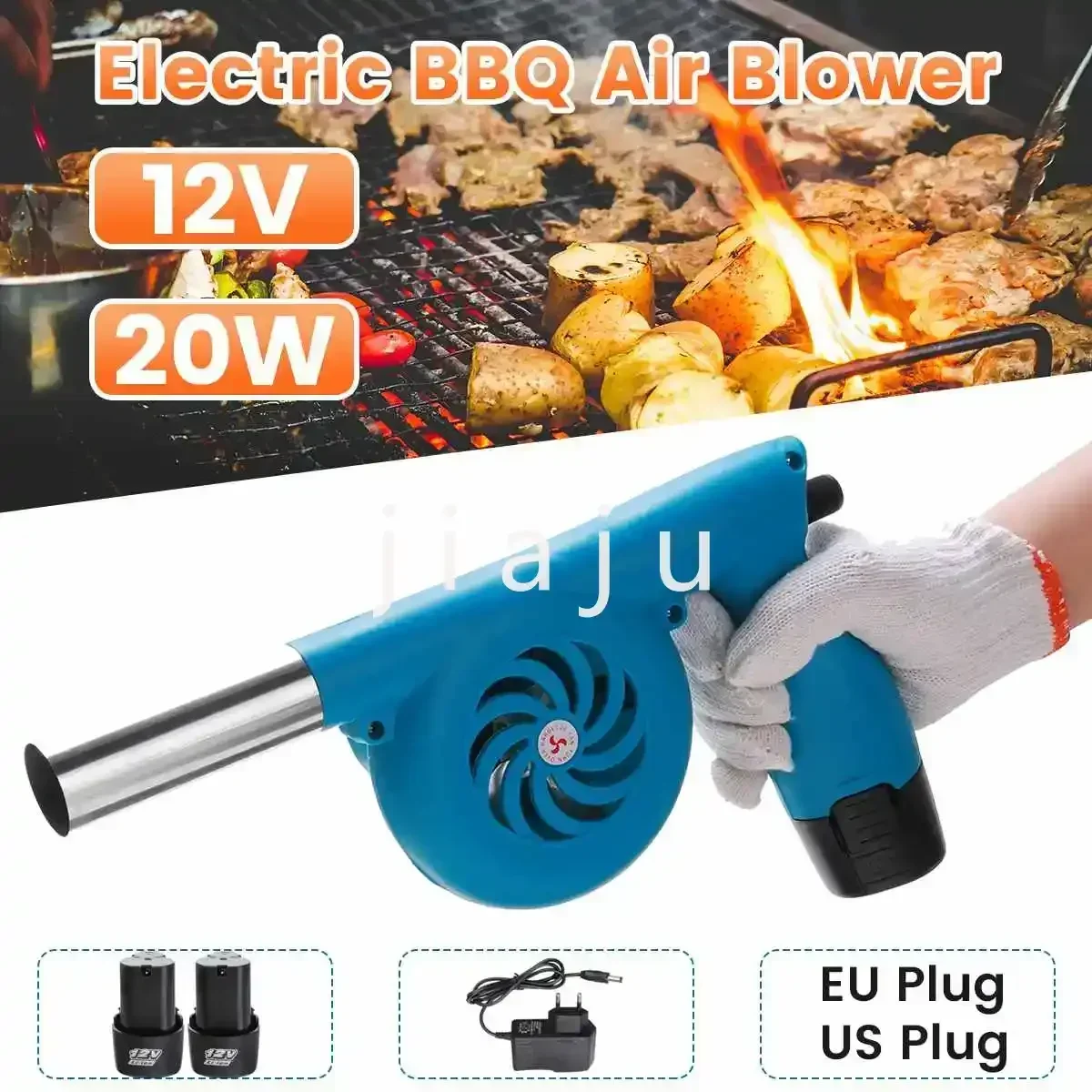 Outdoor-Barbecue-Fan-Portable-Wireless-Electric-Air-Blower-BBQ-Grill ...