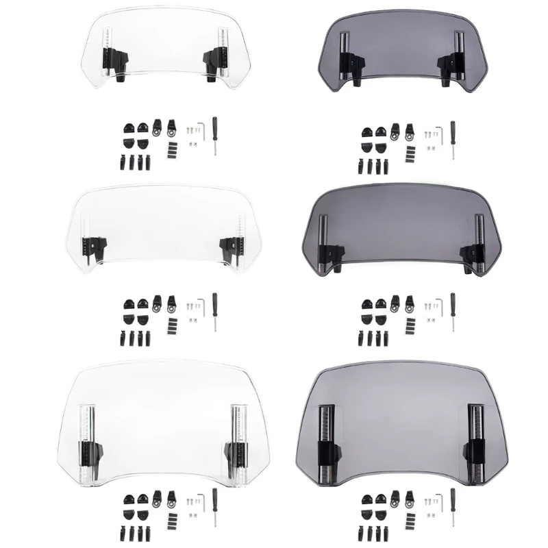 Motorcycle Wind Barrier Protection Windscreen Deflector, Foldable and ...