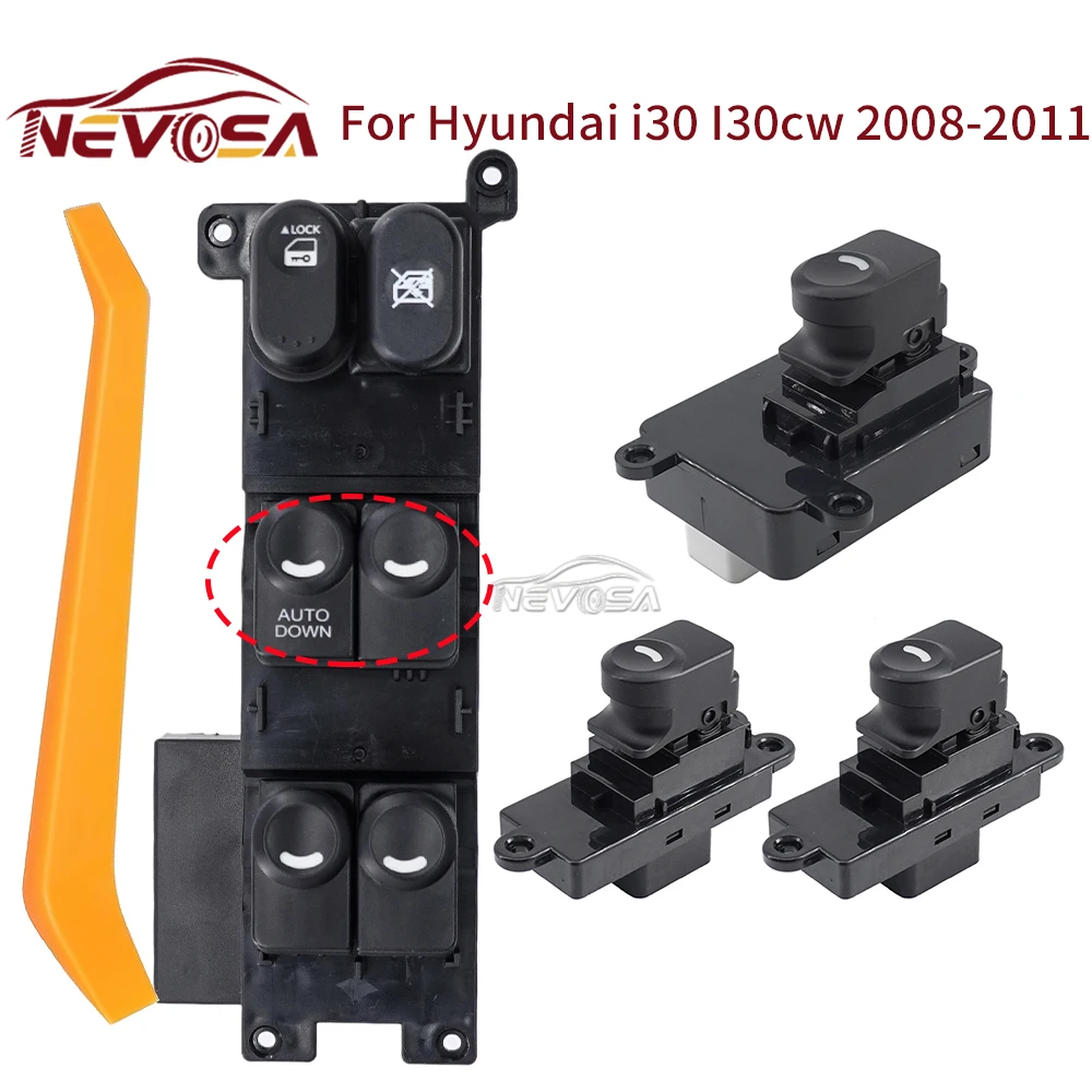Car Front Left Window Control Switch Lifter Button Driver Side 93570 ...