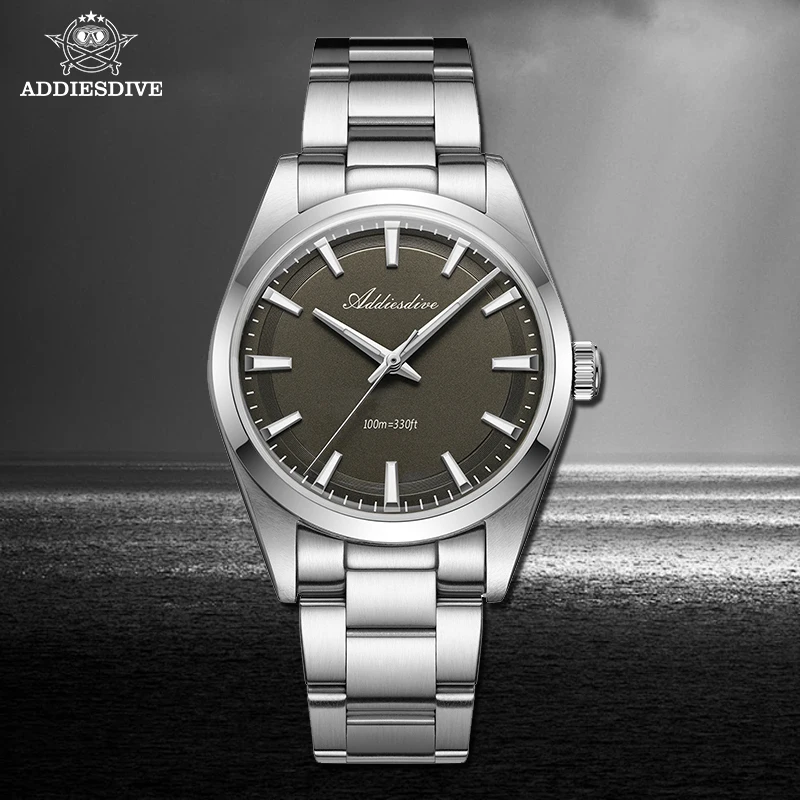 ADDIESDIVE-NEW-AD2066-VH31-Movement-Quartz-Watches-Bubble-Mirror-Pot ...