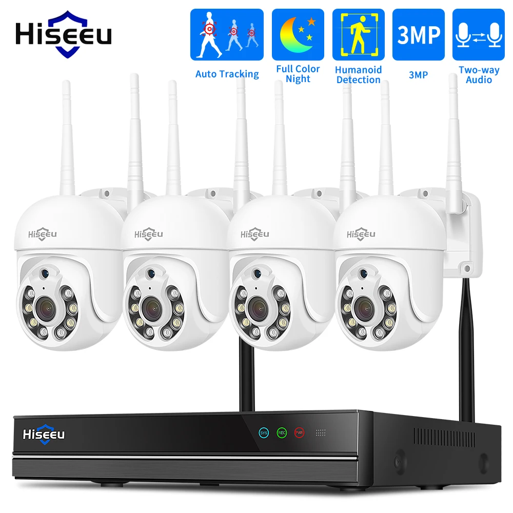 Hiseeu-5MP-WiFi-CCTV-Camera-Security-System-Kit-H-265-10CH-NVR-Wireless ...