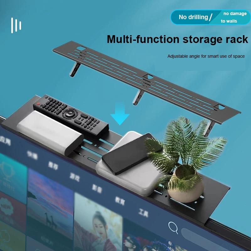 Adjustable-Screen-Top-Shelf-Organizer-for-TV-Computer-Monitor-Flat ...