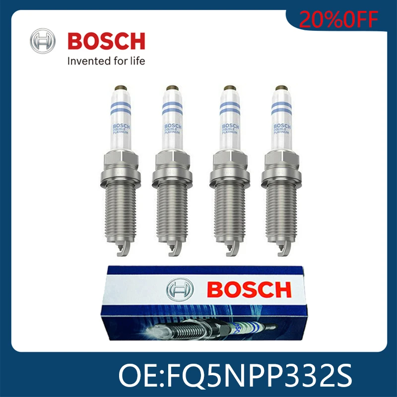 BOSCH 정품 4 개 0241245673 06K905601B 플래티넘 점화 플러그 아우디 포르쉐 좌석 스코다 폭스 바겐 점화 ...