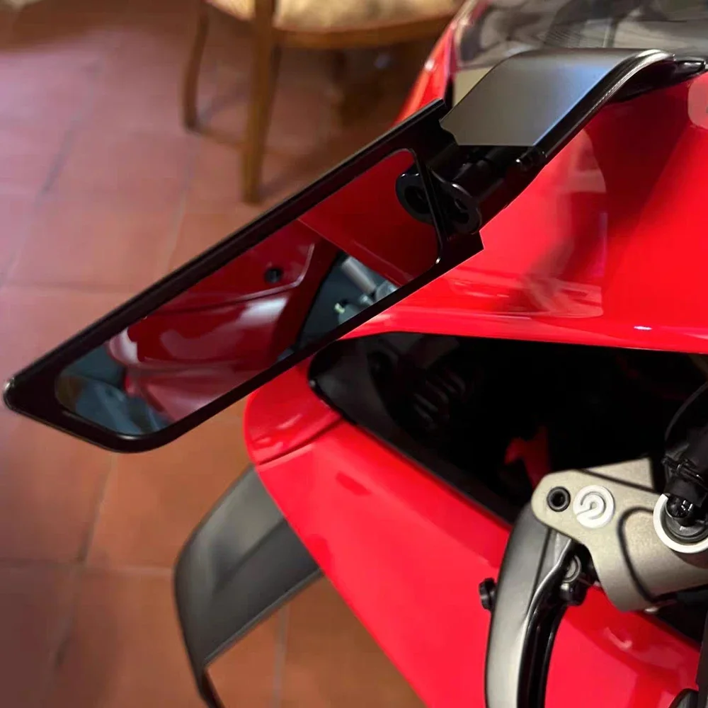 Motorcycle Adjustable Rotating Side Rearview Mirrors For Ducati ...