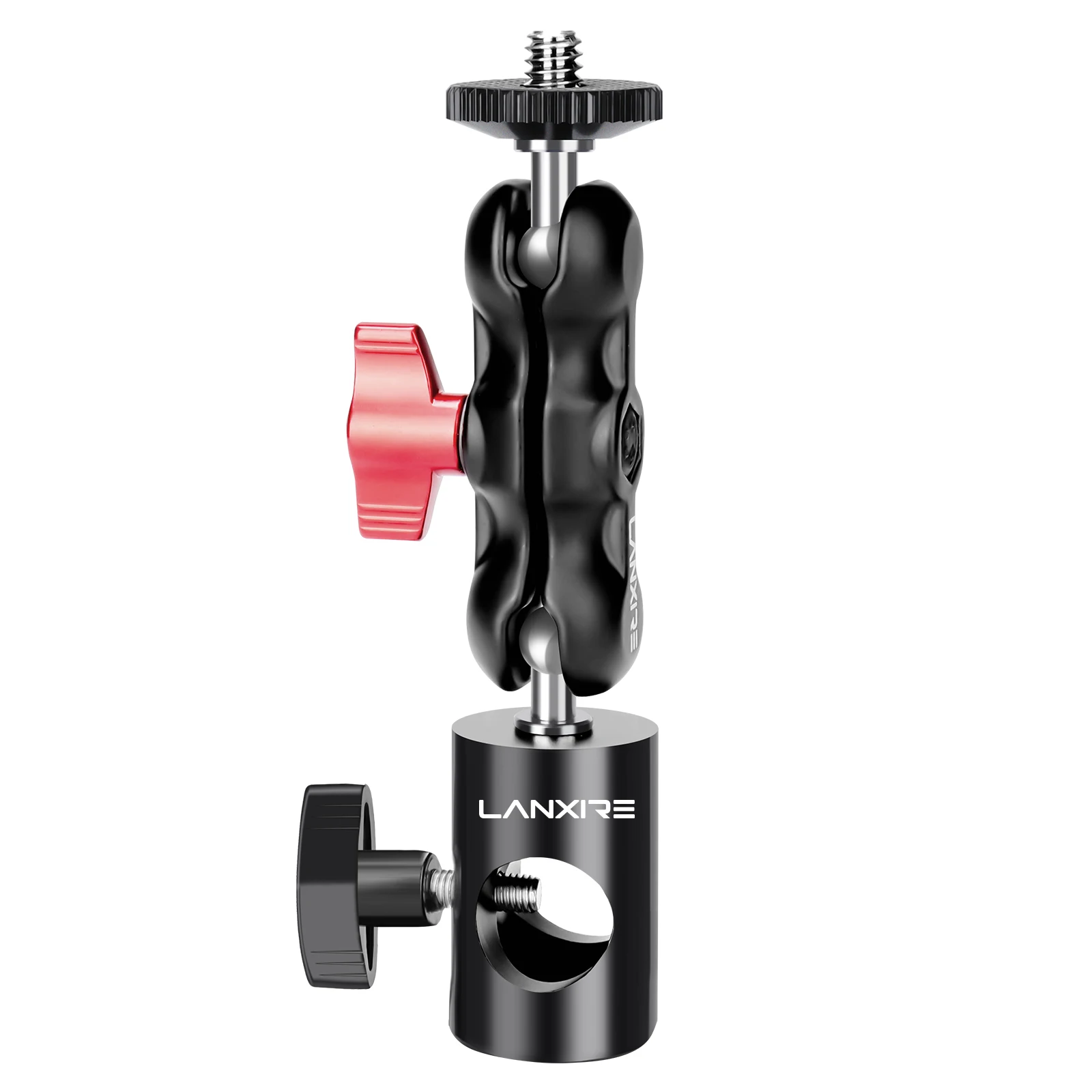 Lanxire-Light-Stand-Mount-Adapter-with-Double-Ball-Head-for-Camera ...