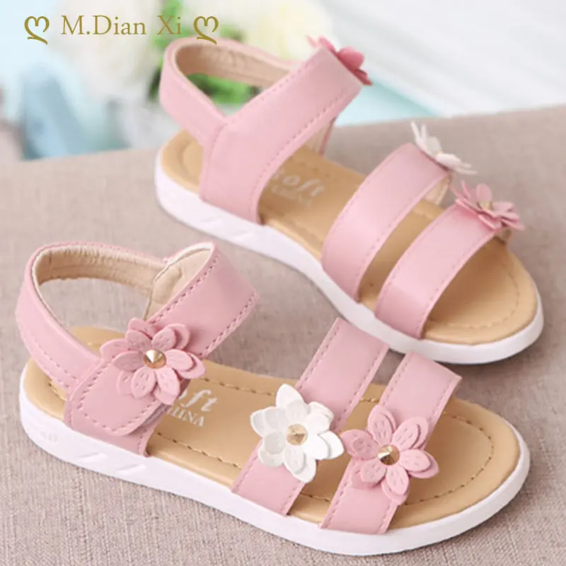 Pink-Sweet-Girls-Sandals-Toddler-Kids-Baby-Children-s-Flower-Rubber ...