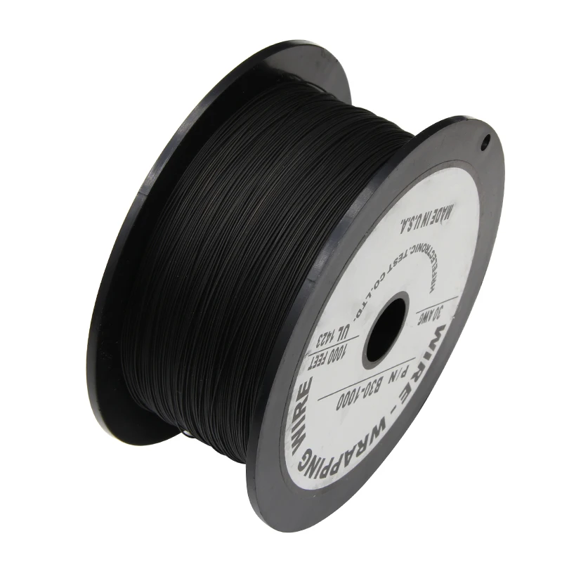 custom-order-custom-order-1500m-UL1423-Wire-Black-26AWG-PVDF-Insulated ...