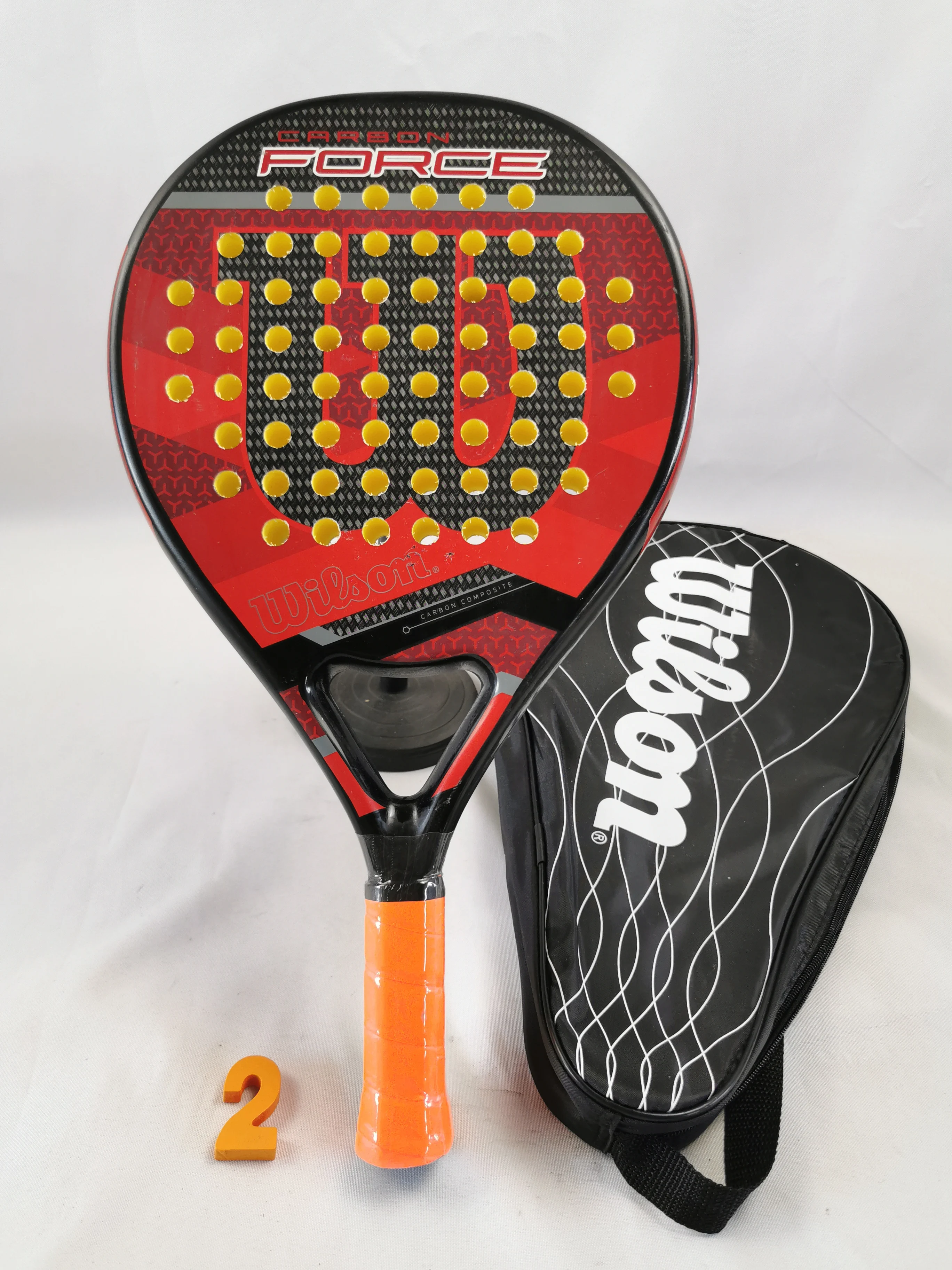 W Padel Racket Porfessional Series Palas 3 Layer Carbon Fiber board ...