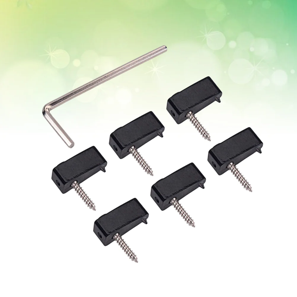 Electric-Guitar-Headless-Triangle-Tremolo-Bridge-String-Locks-Strings ...