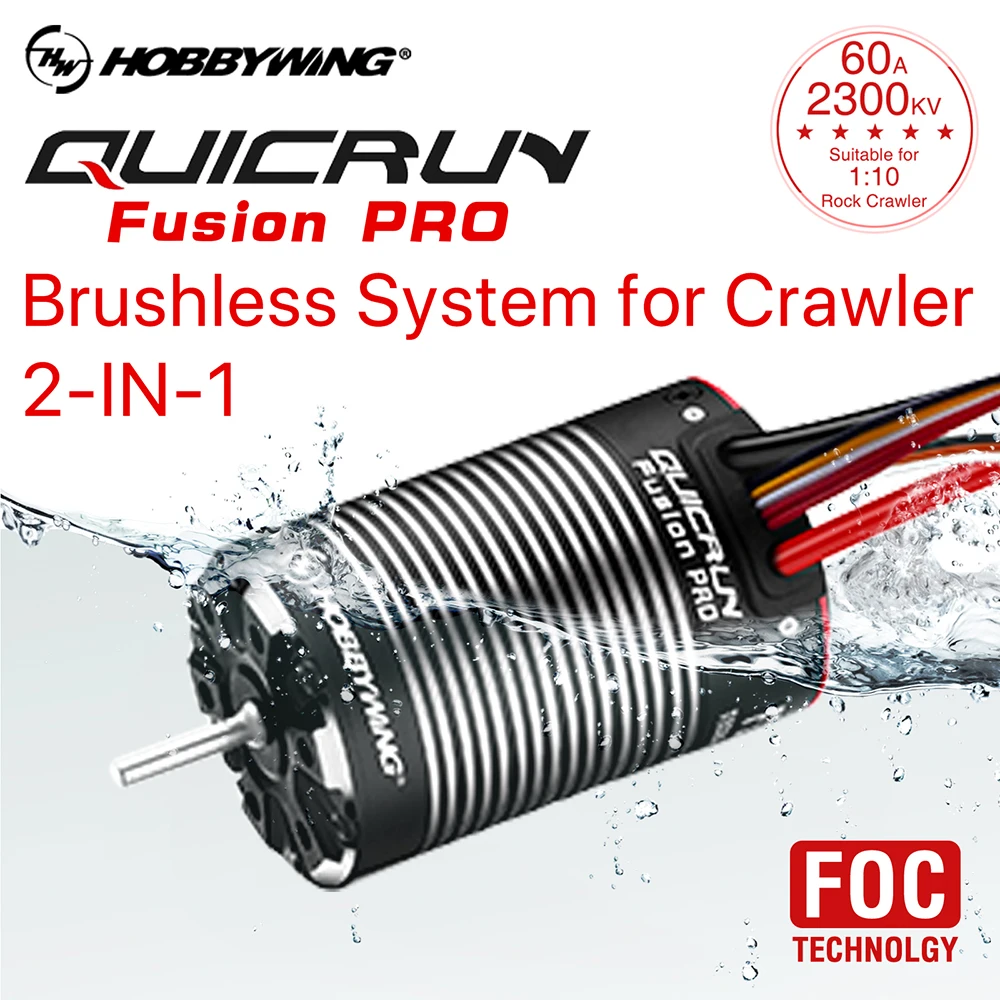 HobbyWing-QuicRun-Fusion-Pro-540-2300KV-Brushless-Sensor-Motor-2-in-1 ...