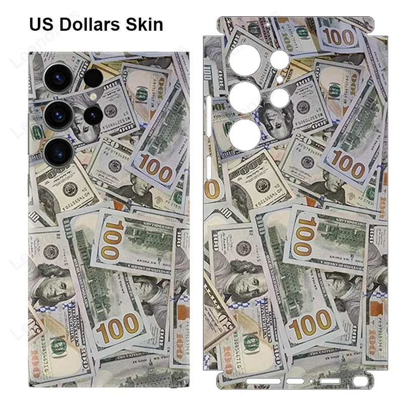 Dollars-Decal-Skin-for-Samsung-Galaxy-S23-S22-Ultra-Plus-Back-Screen ...