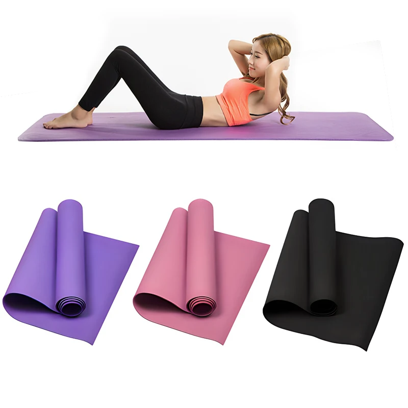 4MM Thick EVA Yoga Mats Anti-slip Sport Fitness Mat Blanket For ...
