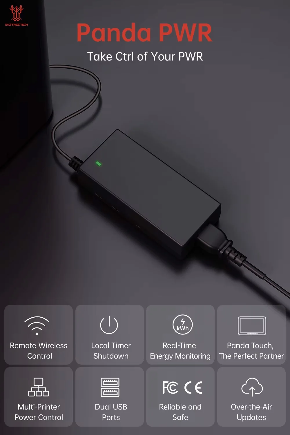 BIGTREETECH-Panda-PWR-Manage-Printer-s-Power-Remote-Wireless-Control-2 ...