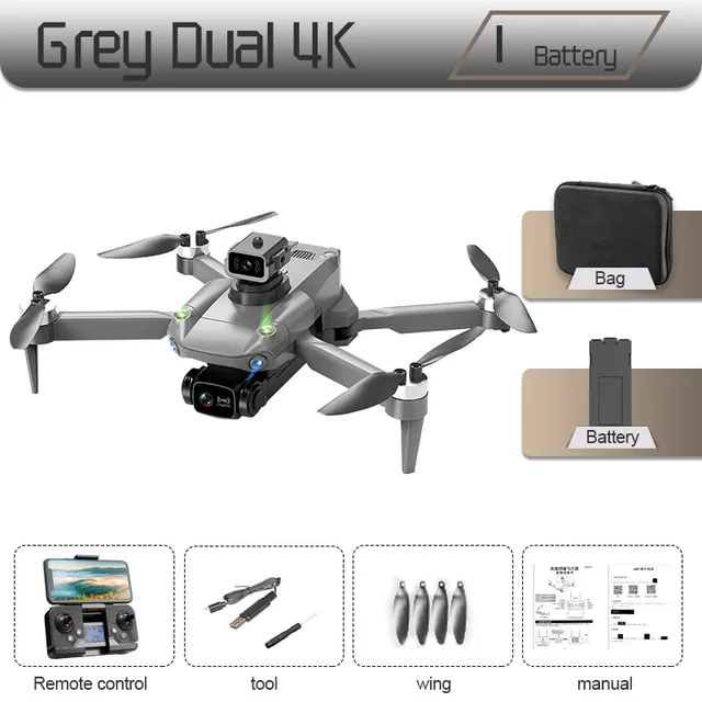 K998 GPS Drone 4K Professional 6K Dual ESC Camera Obstacle Avoidance ...