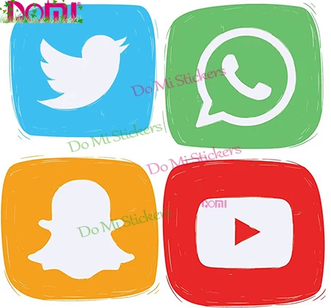 Die-Cut-Hot-Sticker-with-Instagram-Facebook-Social-Media-Icon-Car ...