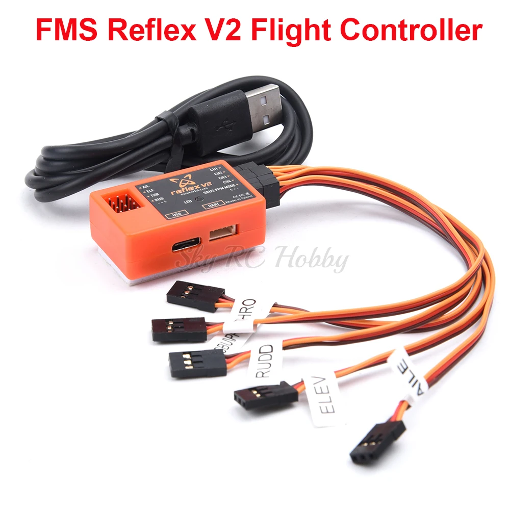 NEW-FMS-Reflex-V2-Flight-Controller-Gyro-Stabilizer-for-FMS-Warbird ...