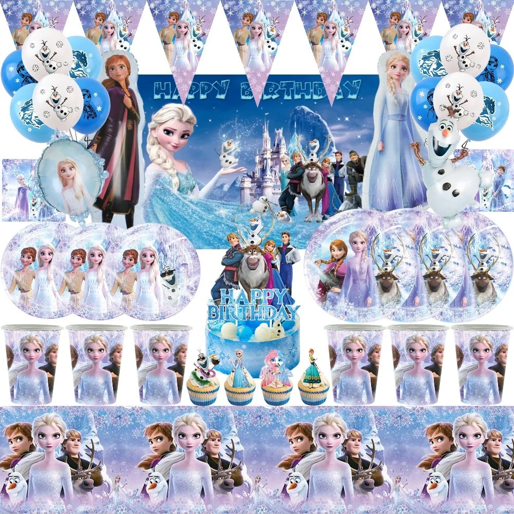 Frozen-Elsa-Anna-decorazione-per-feste-palloncini-Set-di-stoviglie-usa ...