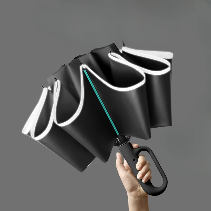 Fully-Automatic-Buckle-Reverse-Folding-Umbrella-High-end-Sun-and-Rain ...