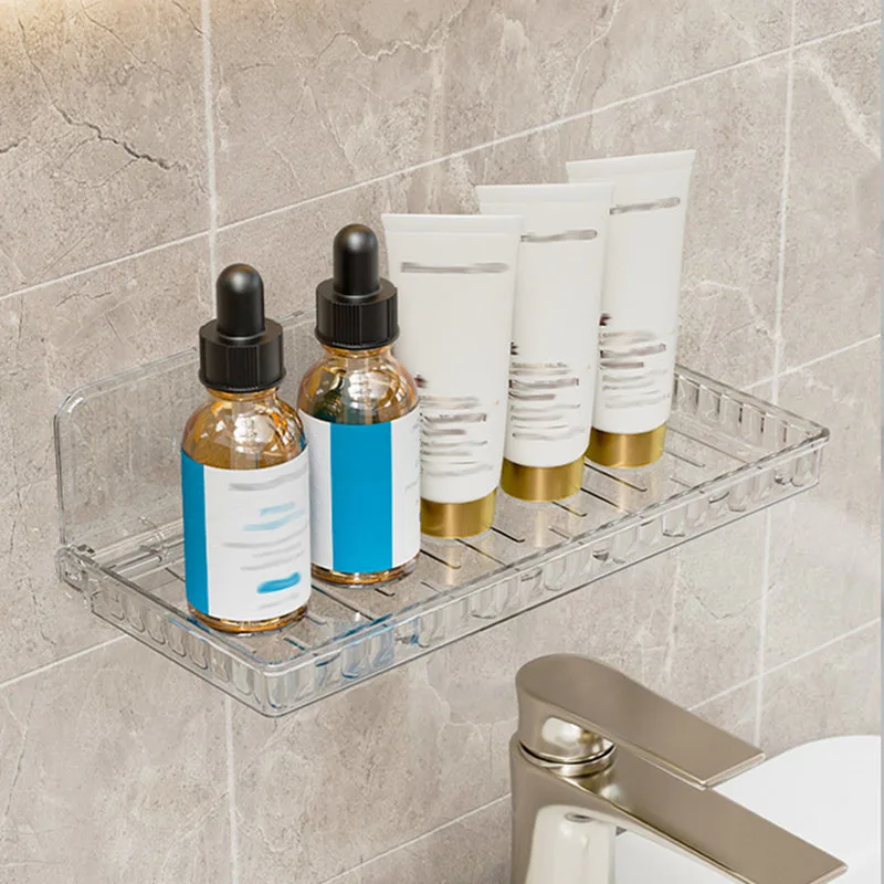Foldable-Storage-Shelves-Non-perforated-Wall-mounted-Shelves-Bathroom ...