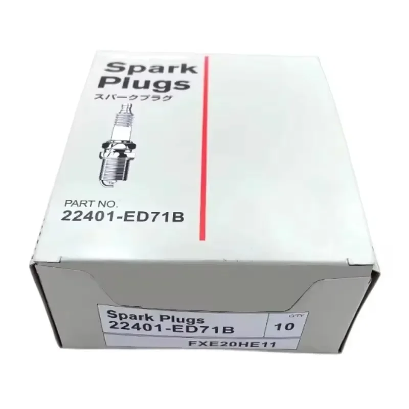 4/6pcs 22401ED71B FXE20HE11 Dual Iridium Spark Plug For Nissan Tiida X ...