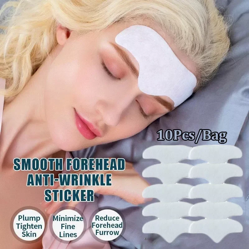2/10pcs Forehead Patches Anti-wrinkle Stickers Frown Lines Removal ...