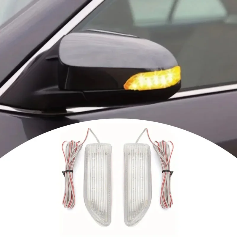 Luz LED de intermitente para espejo retrovisor ámbar automotriz ...