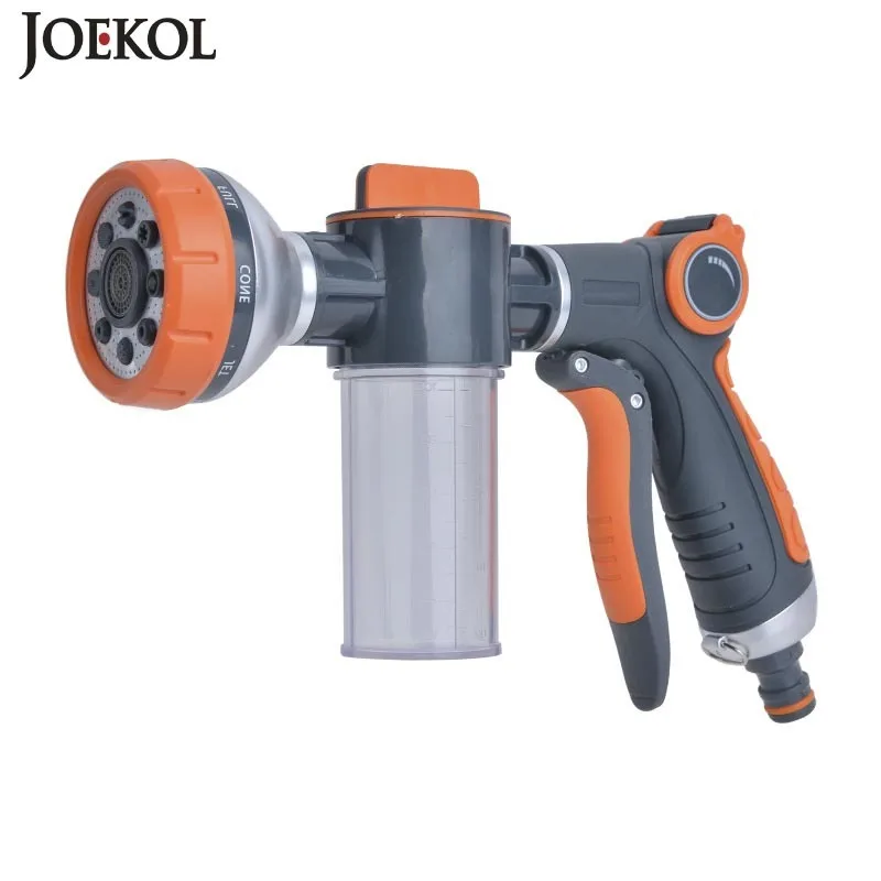 8-Function-Foam-Lance-Water-Gun-High-Pressure-Nozzle-Jet-Garden-Car ...