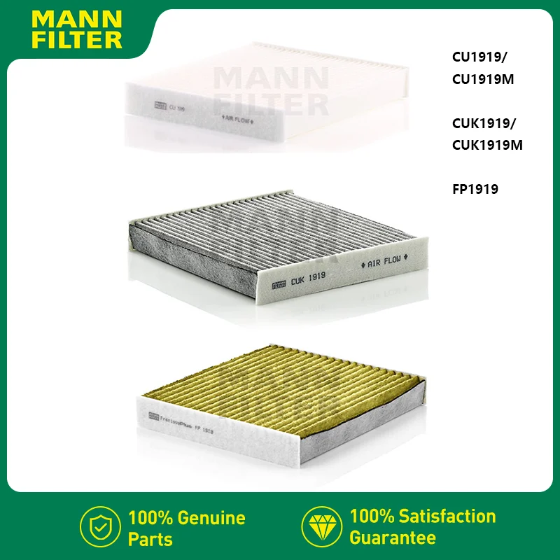 MANNFILTER CU1919M/CUK1919M/FP1919 Cabin Air Filter Fits TOYOTA Corolla ...