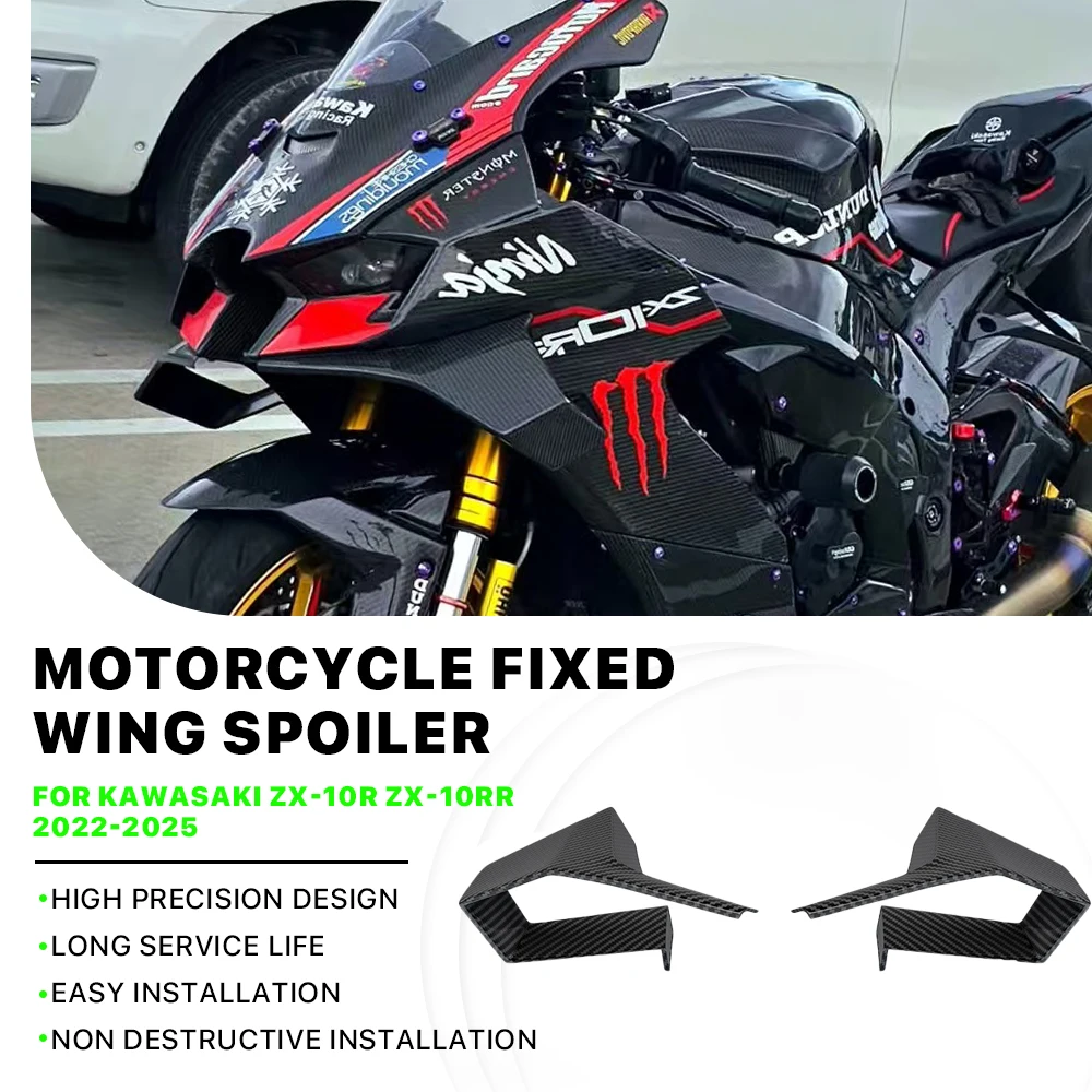 Motorcycle Side wings For Kawasaki ZX-10R ZX10R ZX 10R 2022-2025 ...