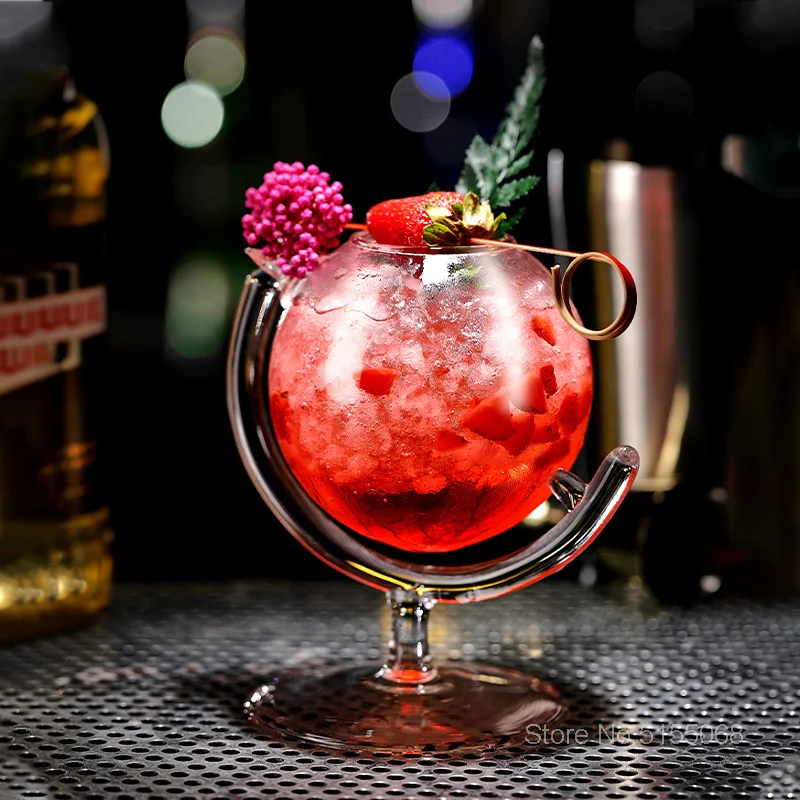 330ml-globo-de-terra-transparente-forma-cocktail-vidro-criativo-bar ...
