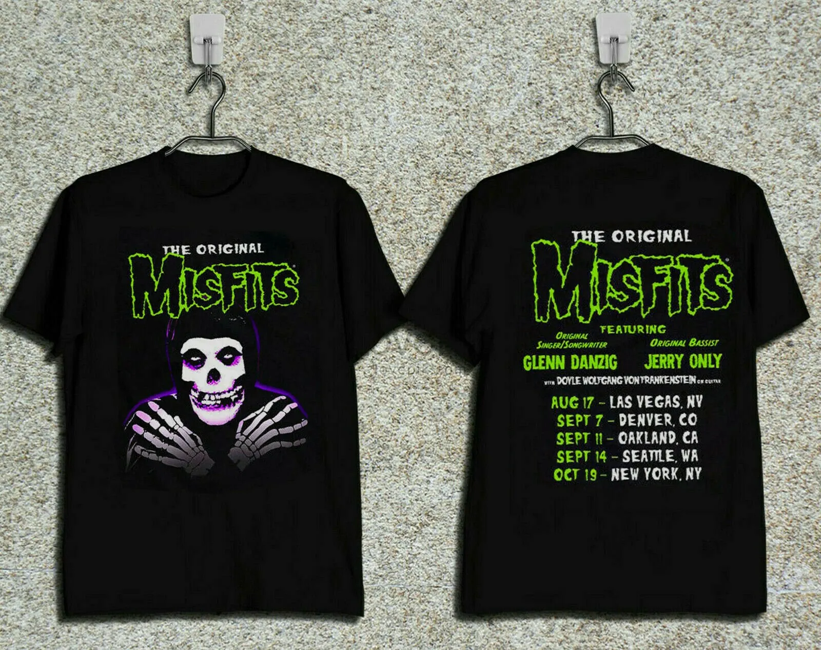 The Original Misfits New T Shirt 2019 Feat Glen Danzig Las Vegas Denver ...