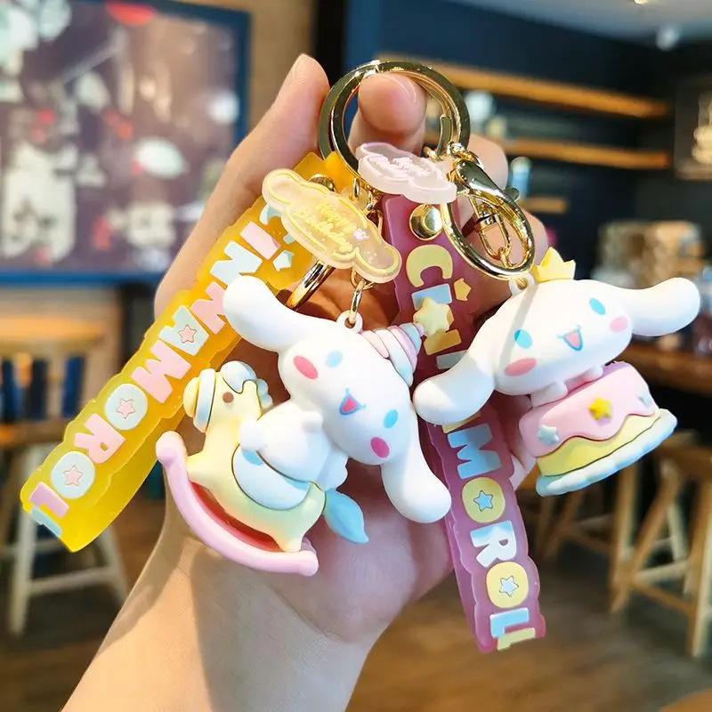 Kawaii-Sanrio-Keychain-Anime-Cinnamoroll-Women-Bag-Pendant-Backpack ...