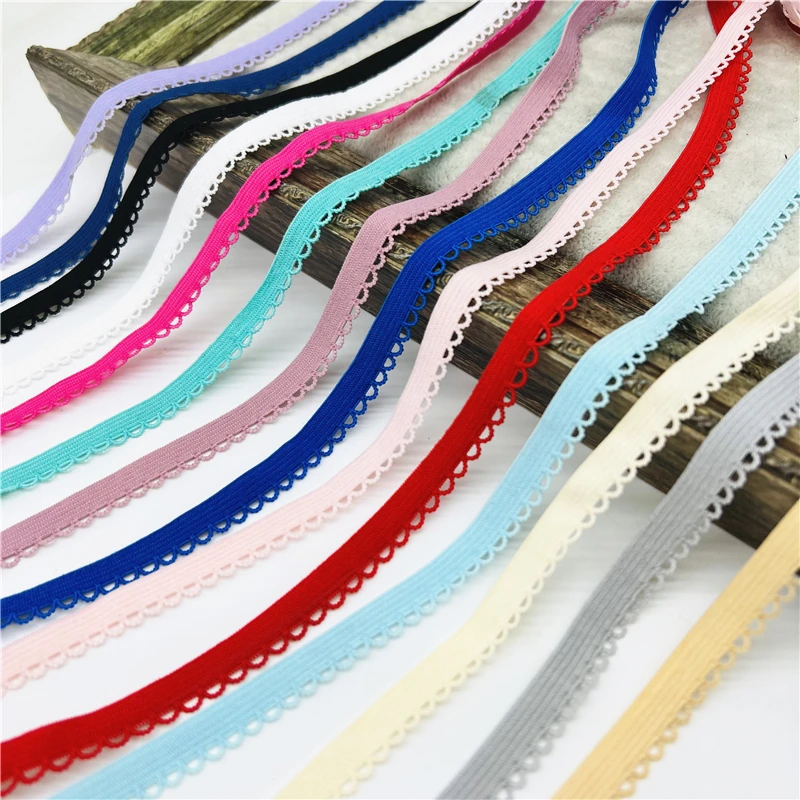 Cinta-el-stica-de-encaje-de-5-yardas-y-10mm-banda-el-stica-de-Spandex ...