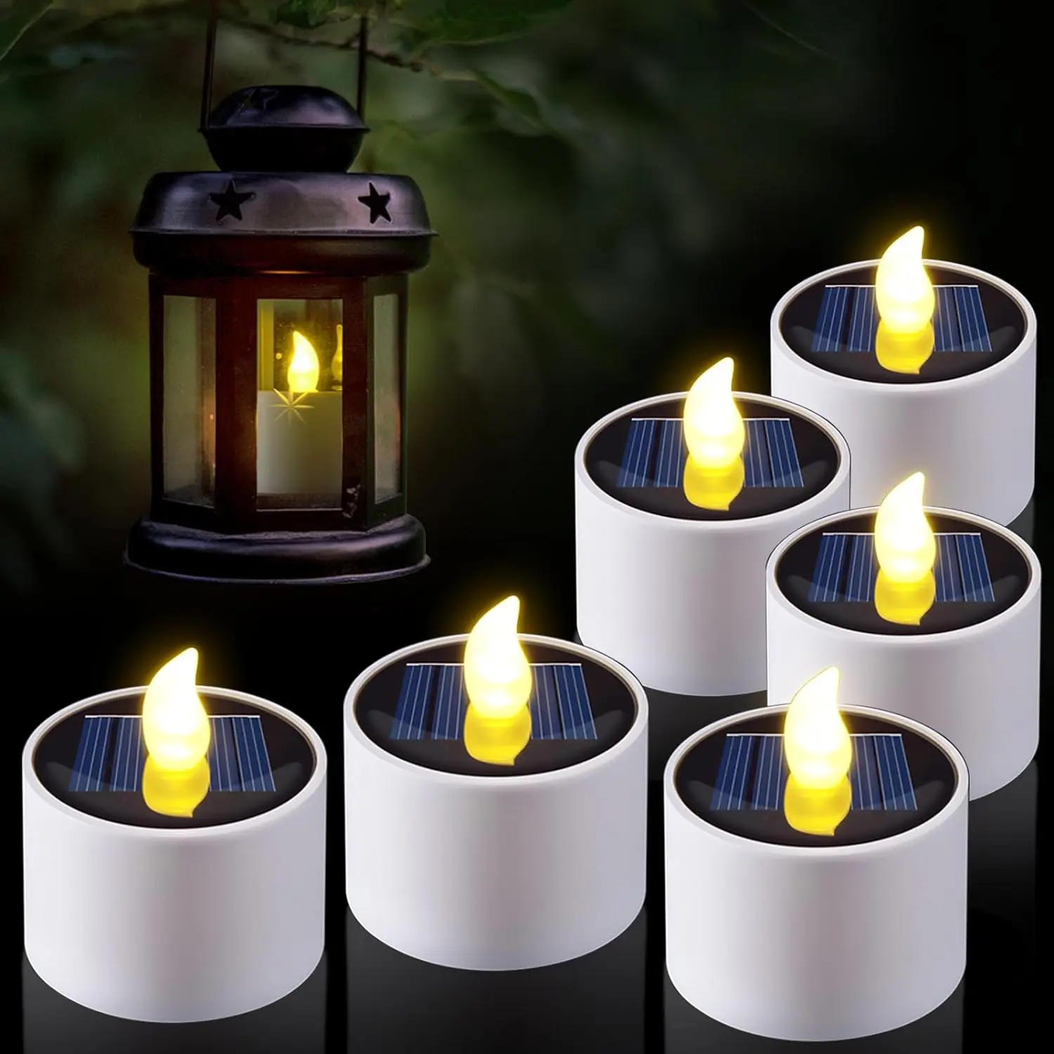 Solar-Tea-Light-Led-Candles-Flameless-Outdoor-Waterproof-Solar-Tea ...