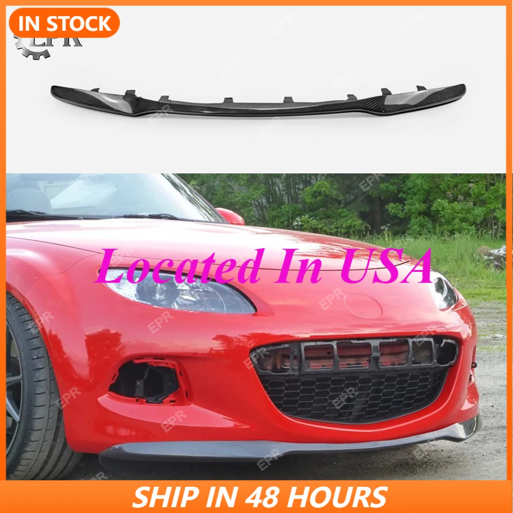 Carbon-Glass-Fiber-Front-Lip-For-Mazda-MX5-Roaster-Miata-NC-FRP-Club ...