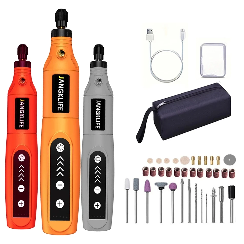 USB-Cordless-Rotary-Tool-Kit-Woodworking-Engraving-Pen-DIY-For-Jewelry ...