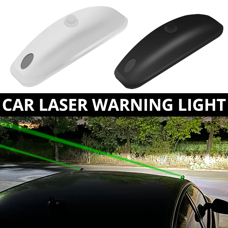 5V-USB-Rechargeable-Car-Laser-Light-White-Black-Auto-Green-Fog-Weather ...