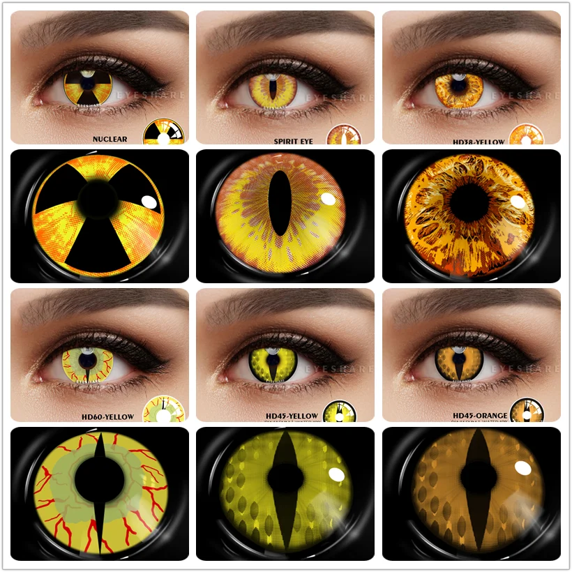Yellow Eye Contacts
